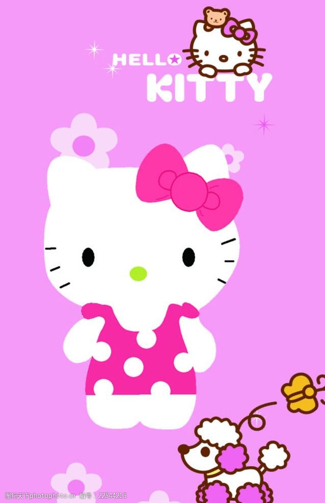 kitty可爱海报设计-第6页-图行天下素材网