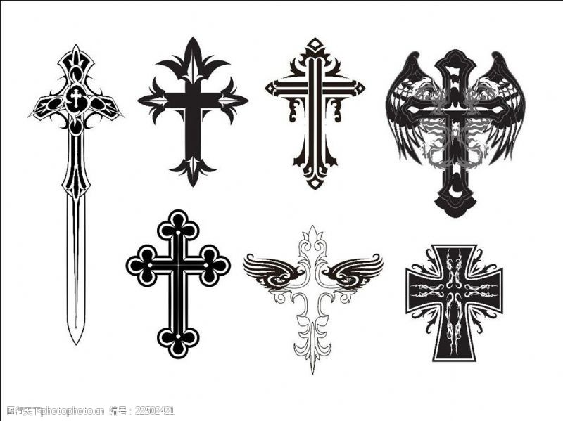 矢量十字架图片免费下载_矢量十字架素材_矢量十字架模板-图行天下素材网